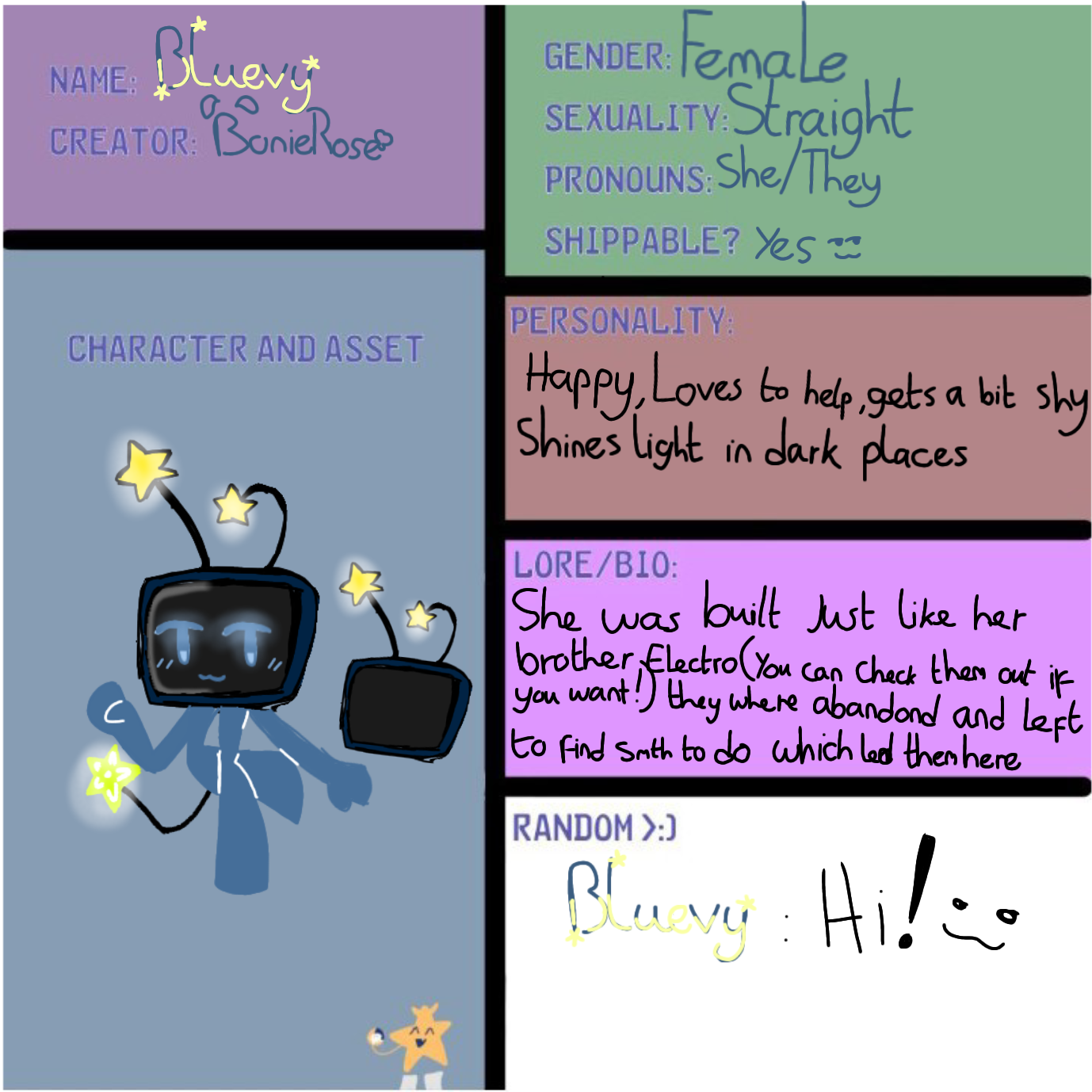 Bluevy Object show oc! - ibisPaint