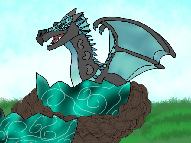 Azure as a baby - ibisPaint