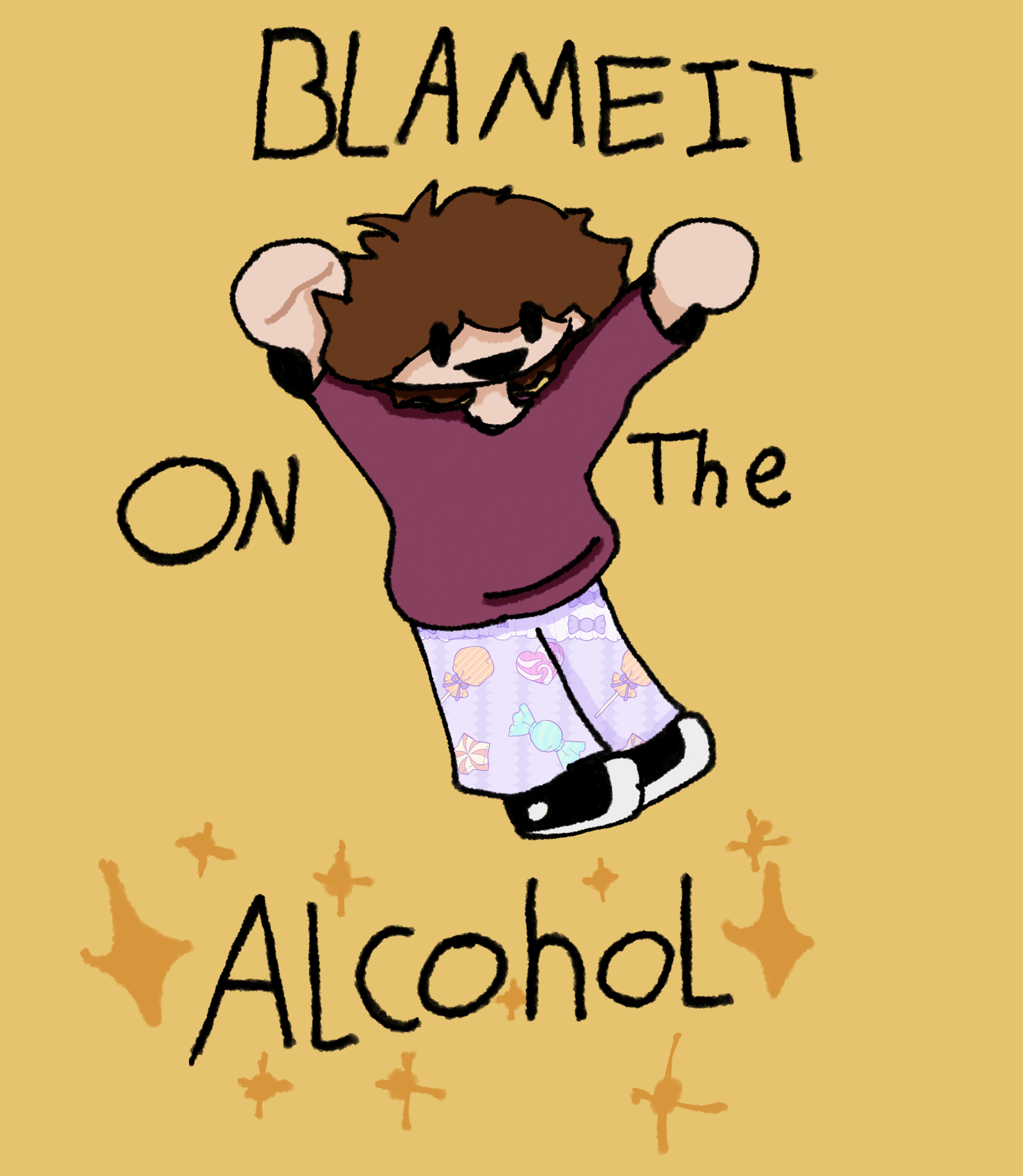 Blame it on the alcohol - ibisPaint