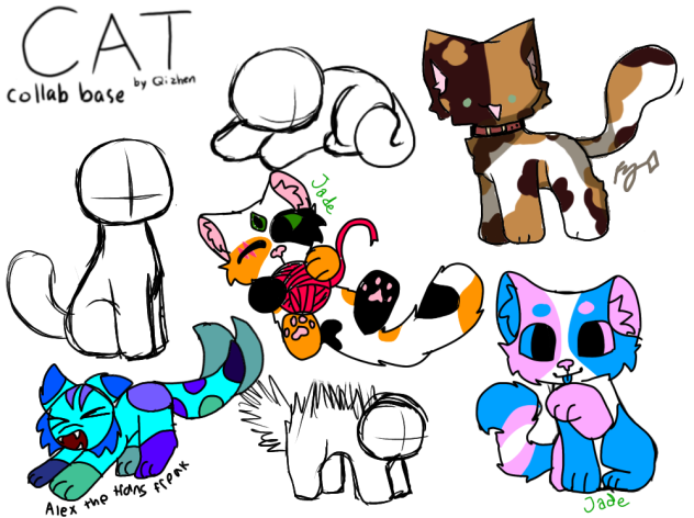 Cat collab! - ibisPaint