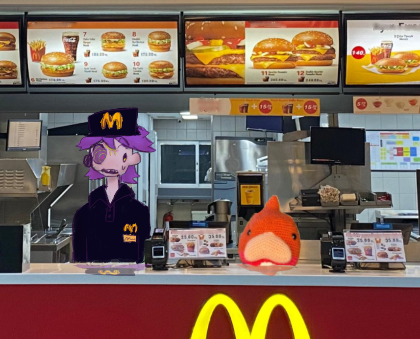 theres a McDonald's in the Pentagon. - ibisPaint