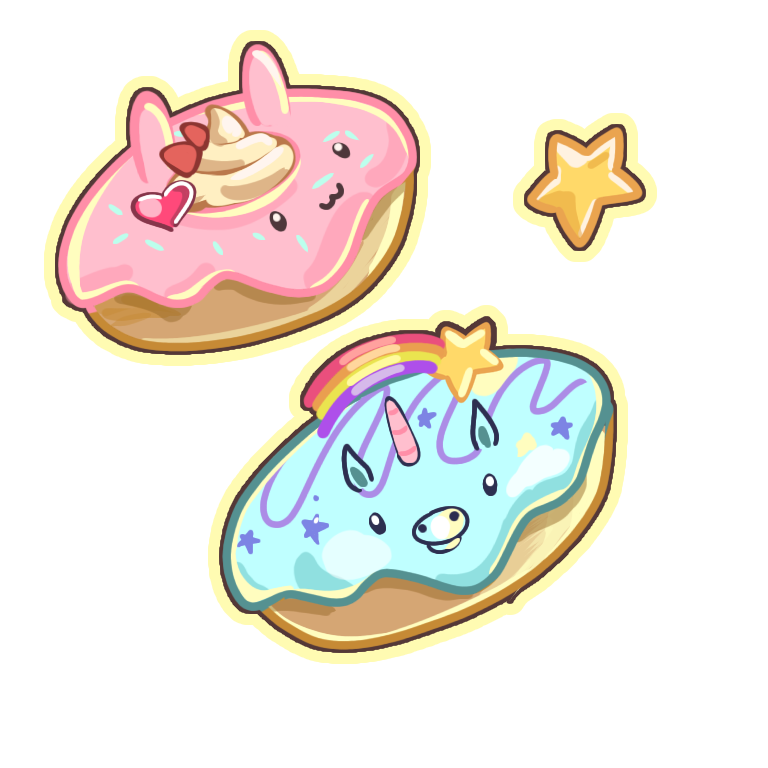 sweet doughnuts - ibisPaint