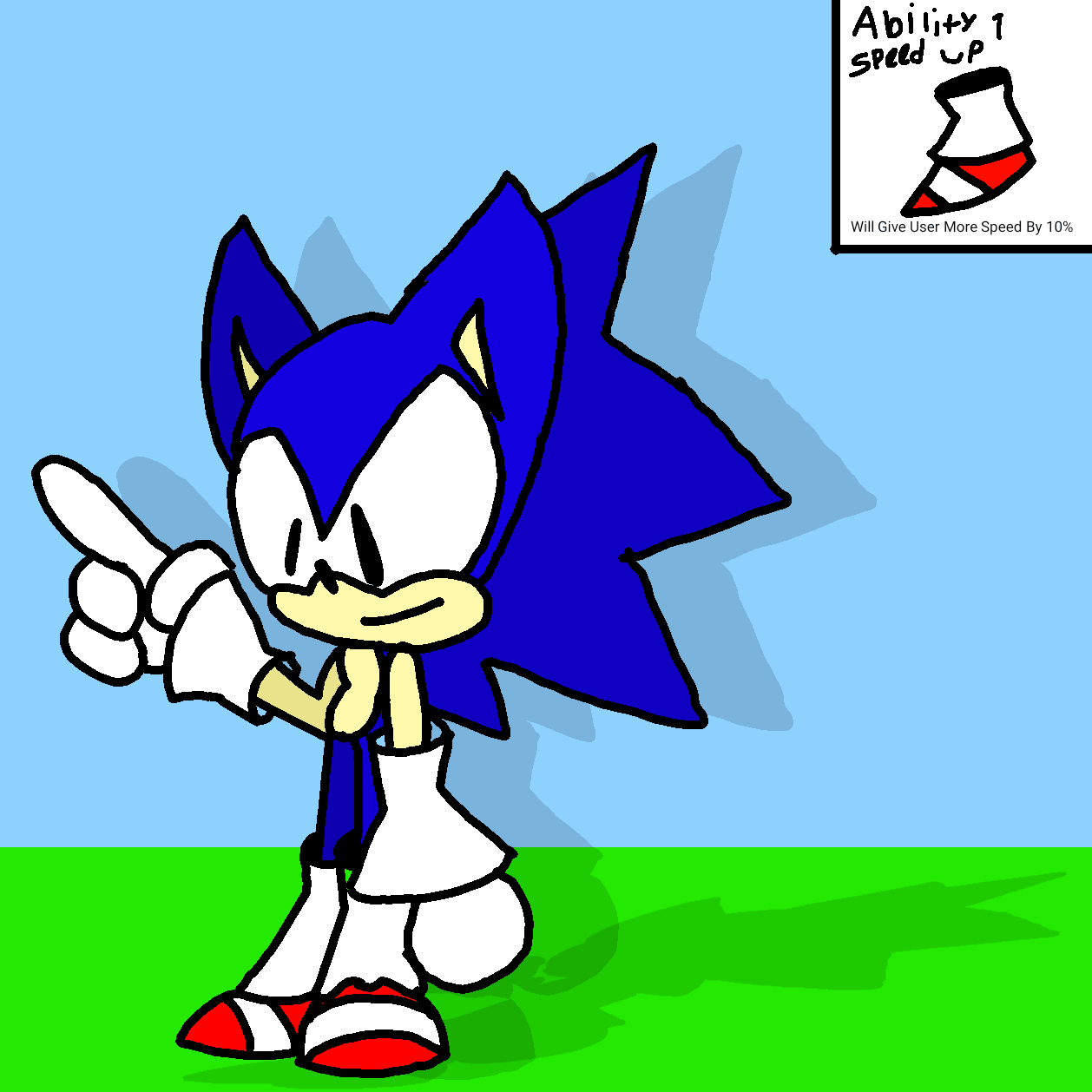 Sonic As Dandy's World OC - ibisPaint