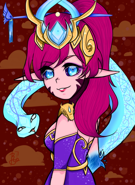 Lunar Wraith Caitlyn (LoL) - ibisPaint