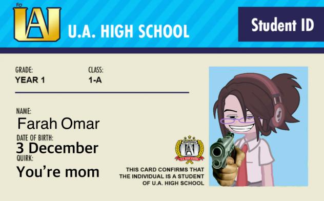 My student id in Mha - ibisPaint