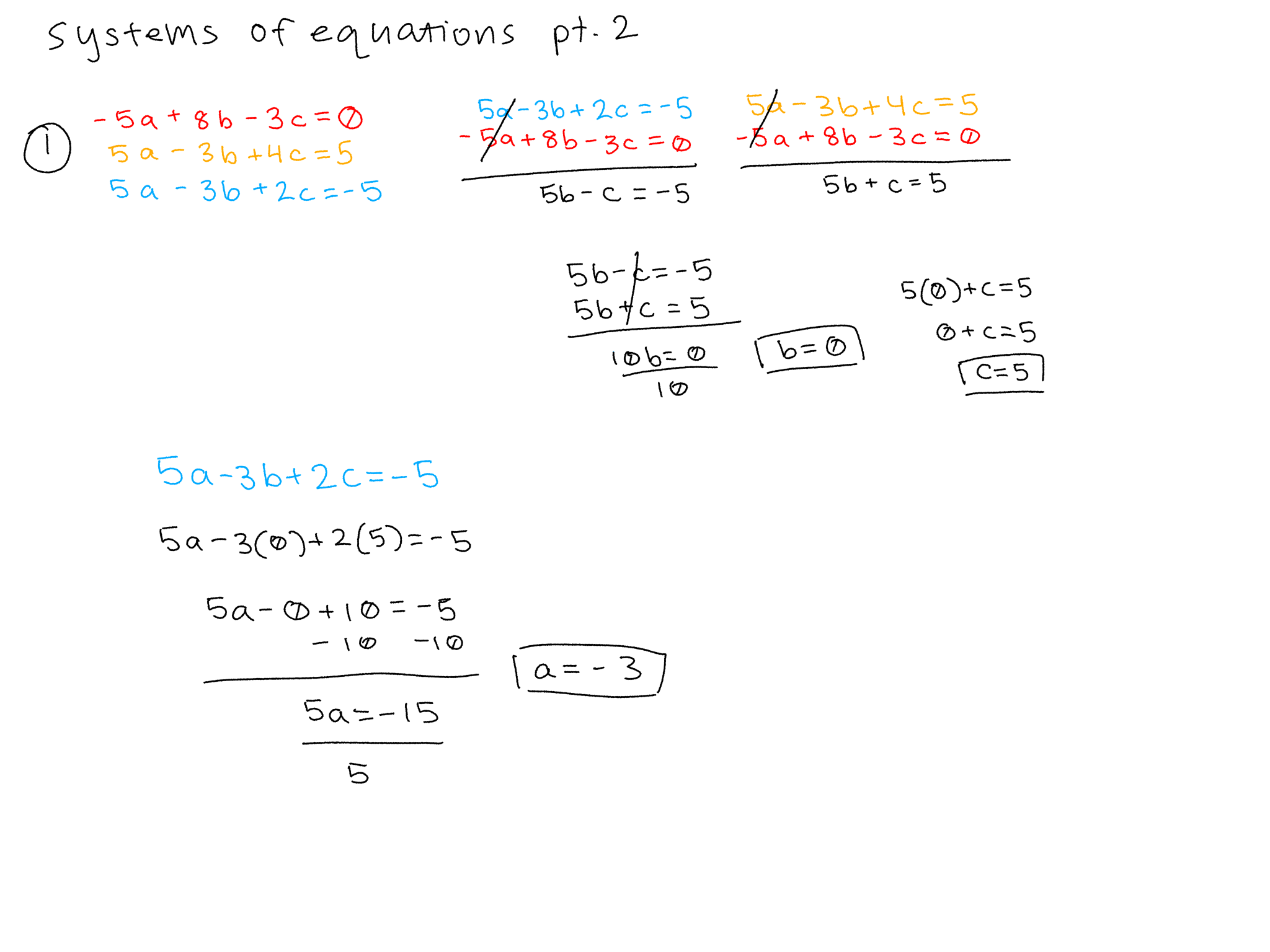 systems of equations pt2 - ibisPaint