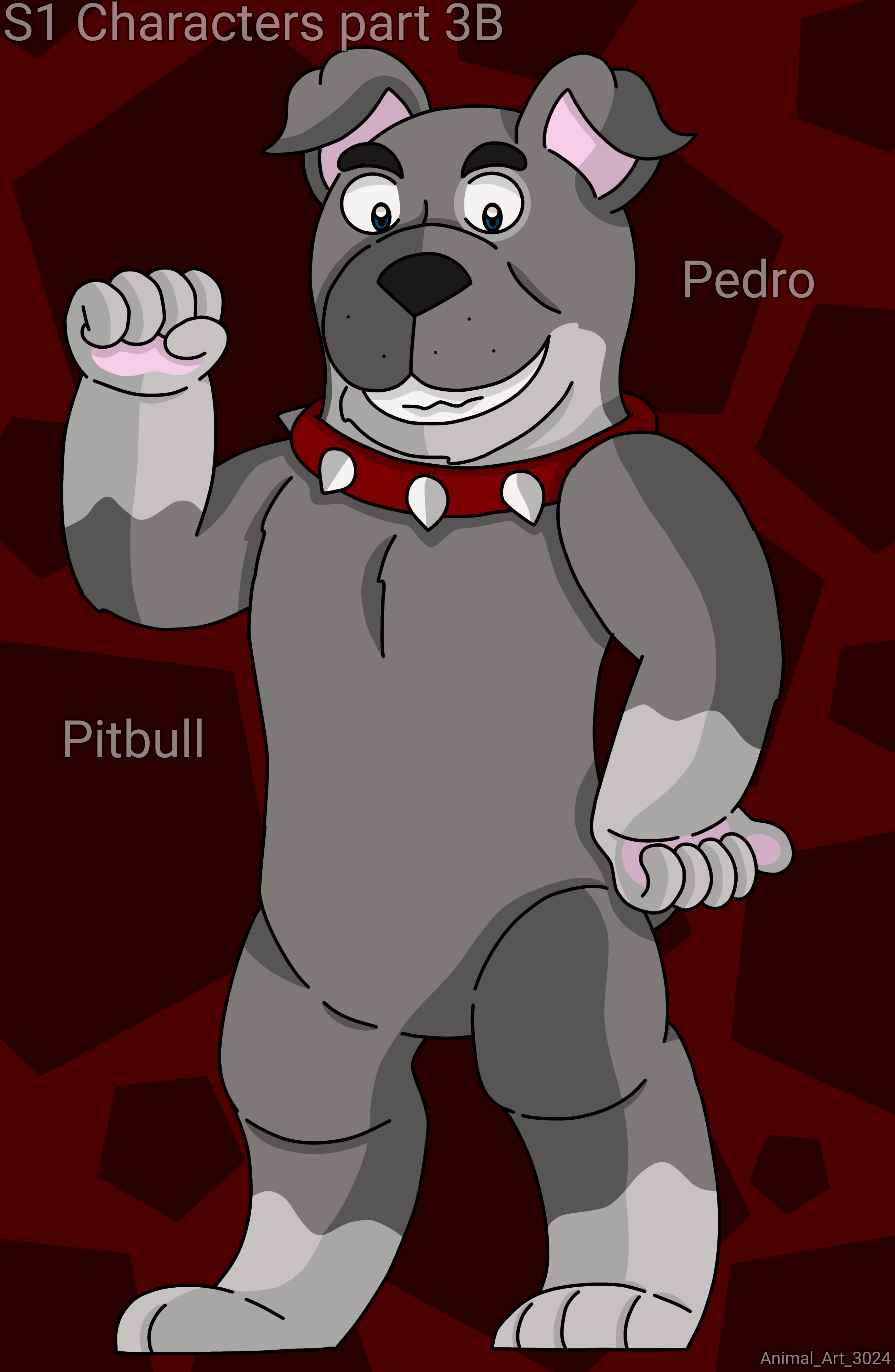 Pedro the Pitbull - ibisPaint