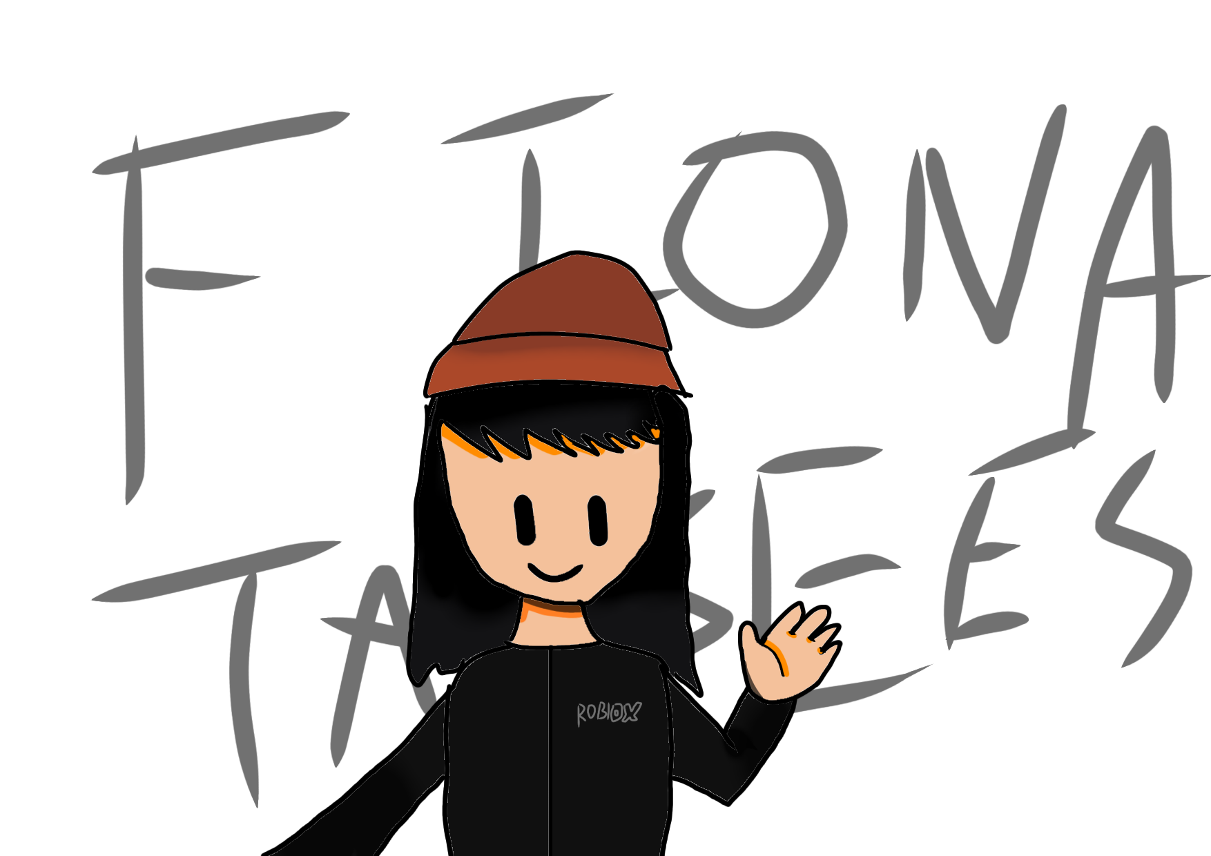 drawing my sister's roblox character - ibisPaint