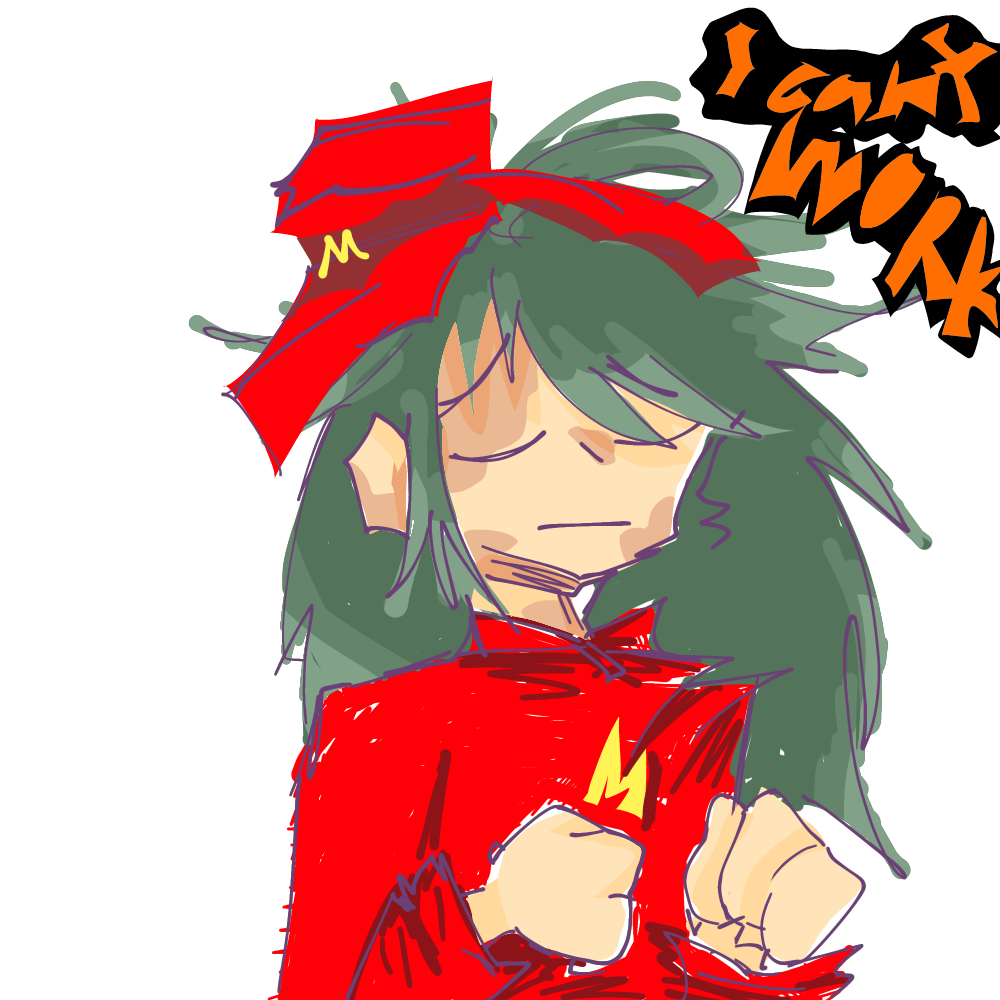 McDonalds worker - ibisPaint