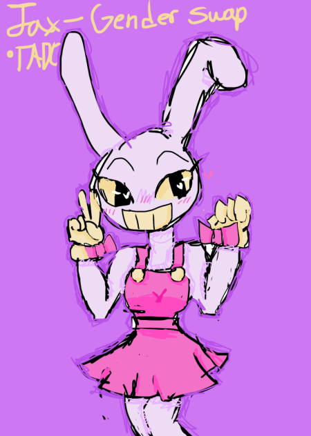 Jax genderbend speed draw - ibisPaint