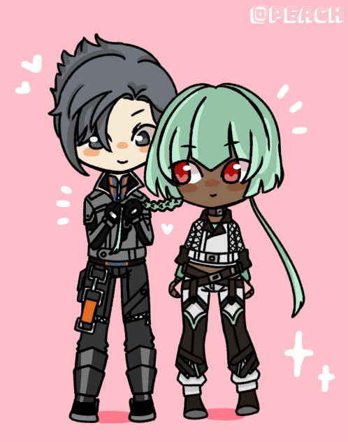 Mercury and Emerald RWBY - ibisPaint