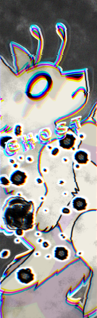 Edgy Ghost Banner - ibisPaint