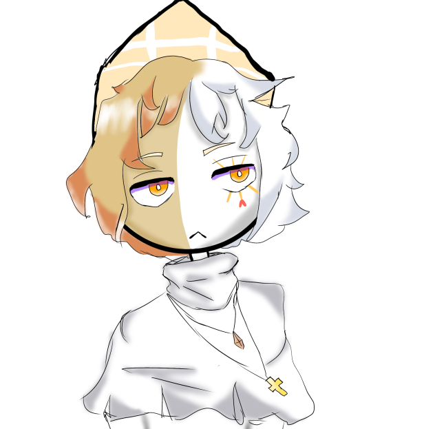 i drew a country human - ibisPaint