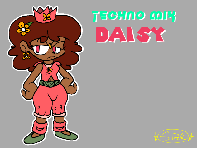 Techno mix “Daisy” - ibisPaint