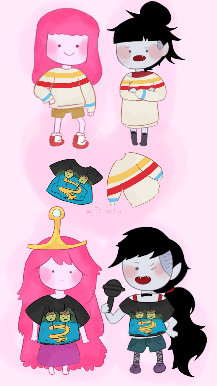 pb and marceline - ibisPaint