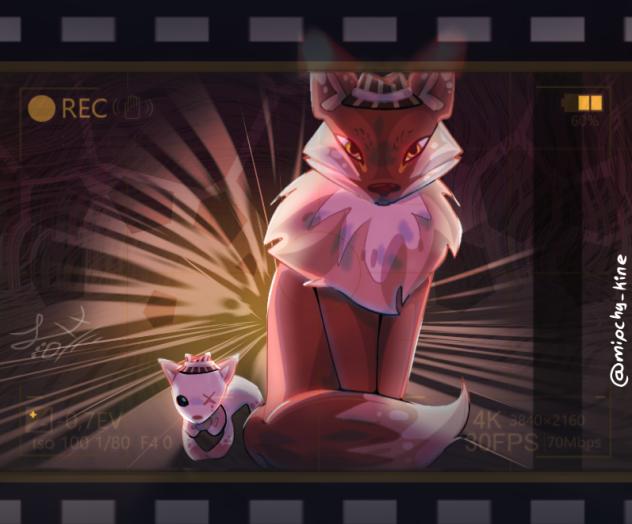 Fox siblings - ibisPaint