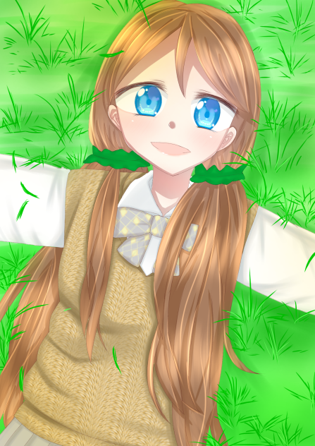 草むらにDIVE！ - ibisPaint