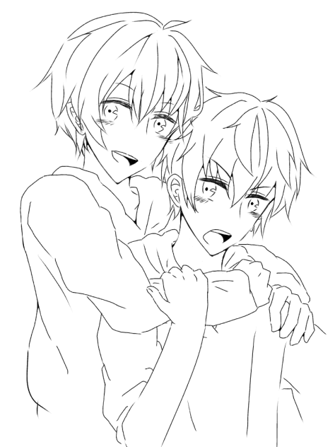 【BL？】抱きつきっ - ibisPaint