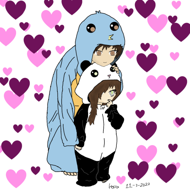 me and my boyfriend - ibisPaint