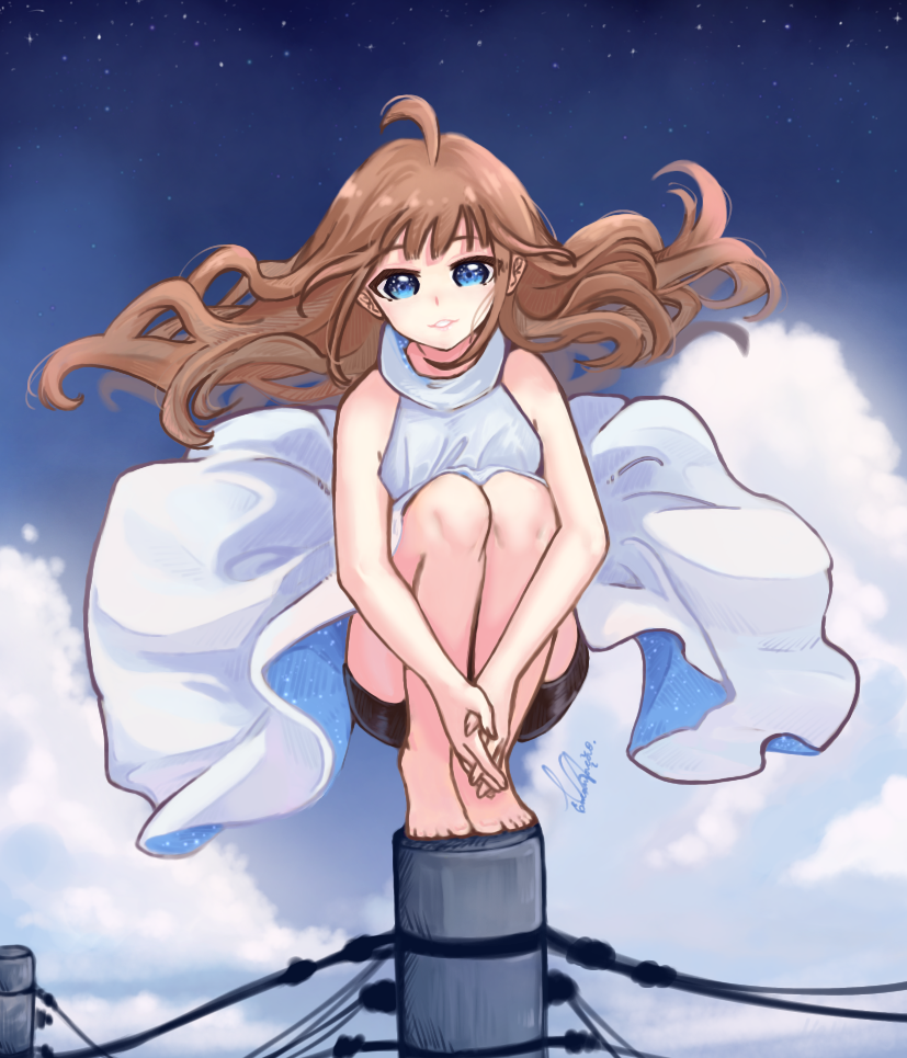 Hikari in the sky - ibisPaint