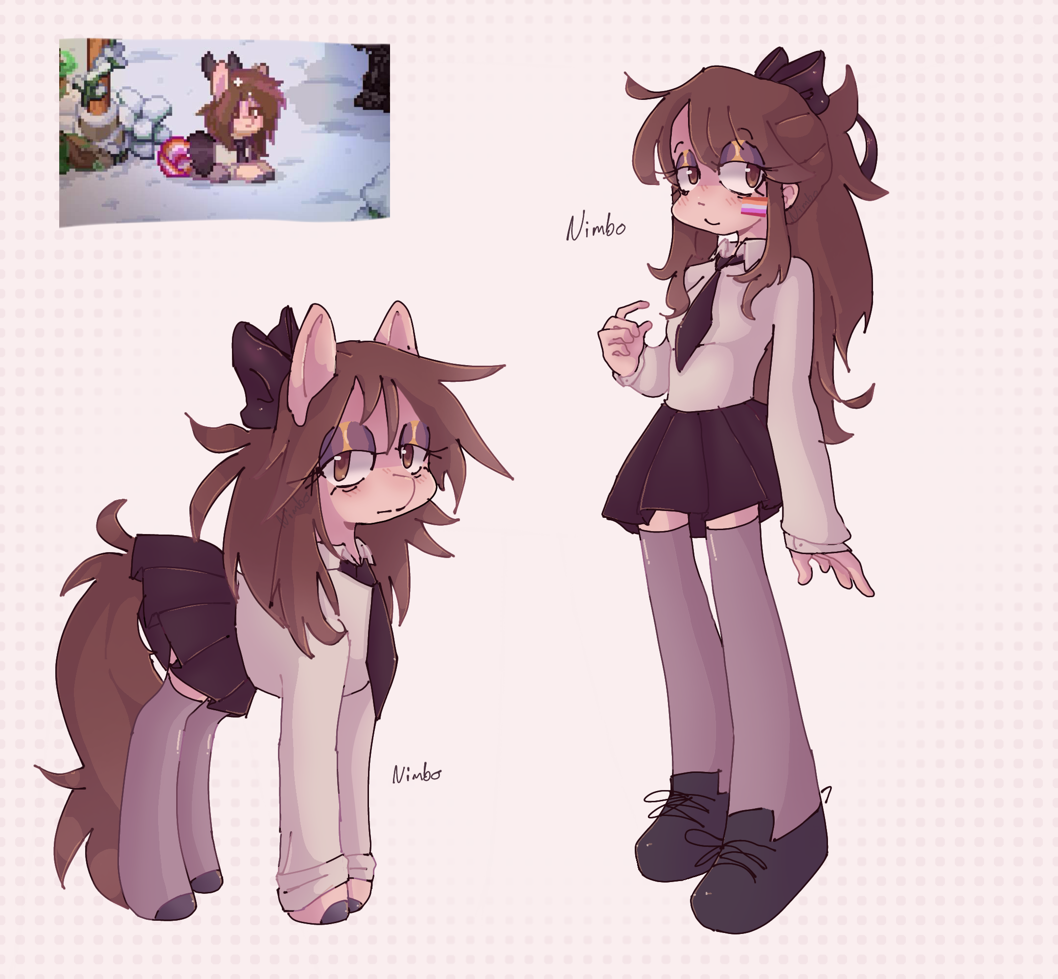 ponytown character - ibisPaint