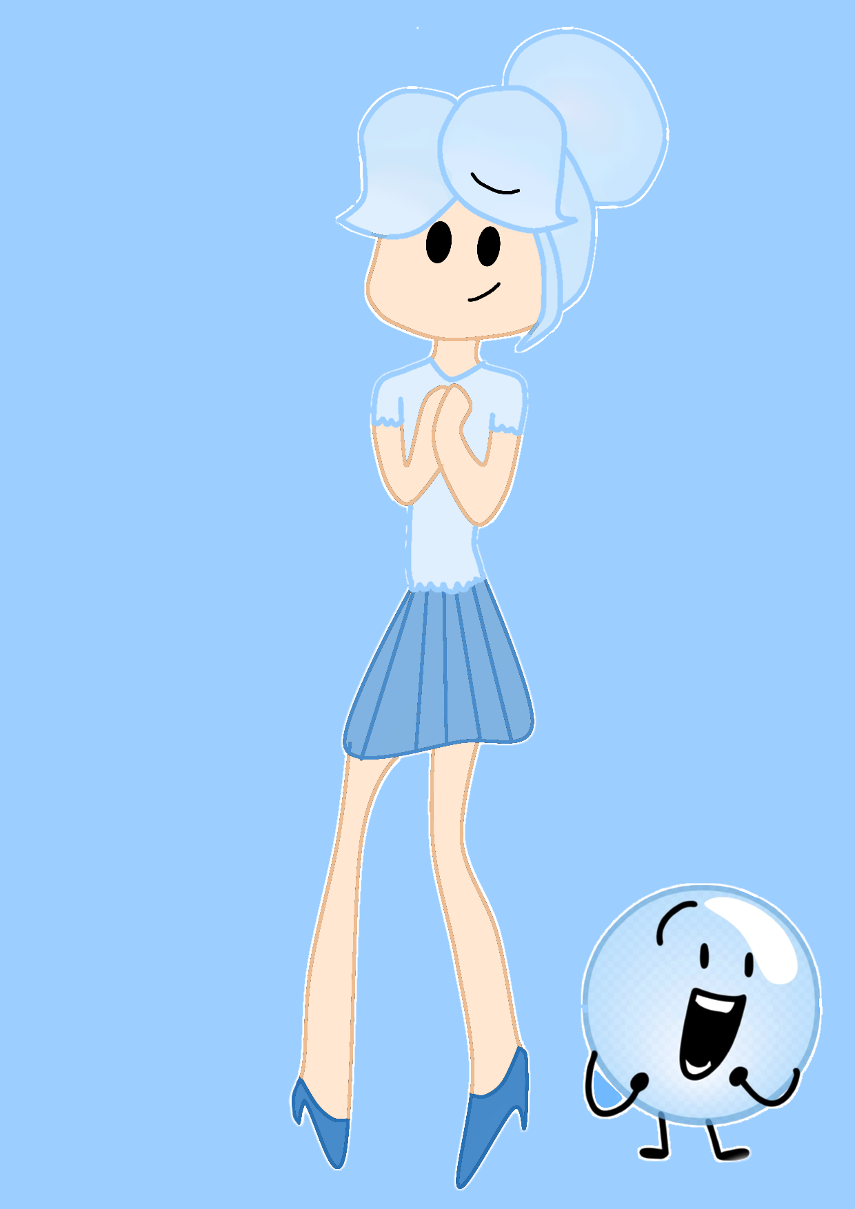 🫧 Bfdi Bubble as human 🫧 - ibisPaint