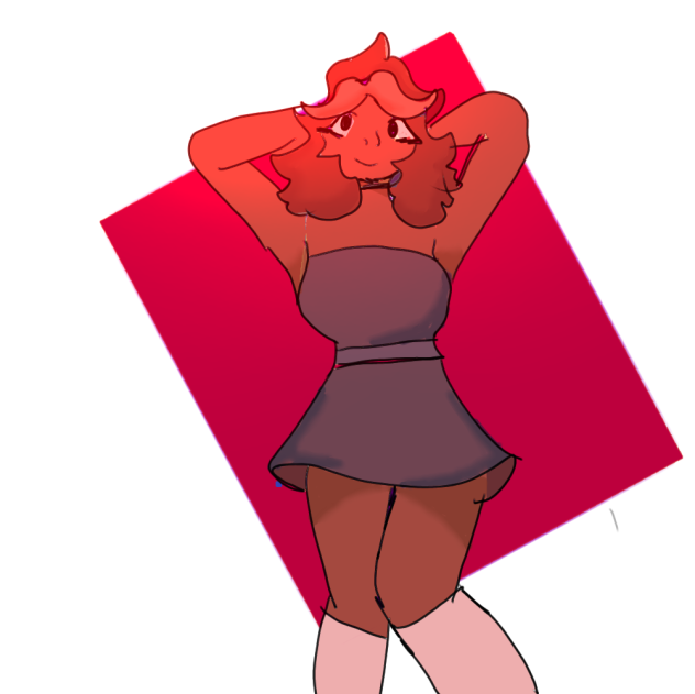 pretty lady 🌺 - ibisPaint