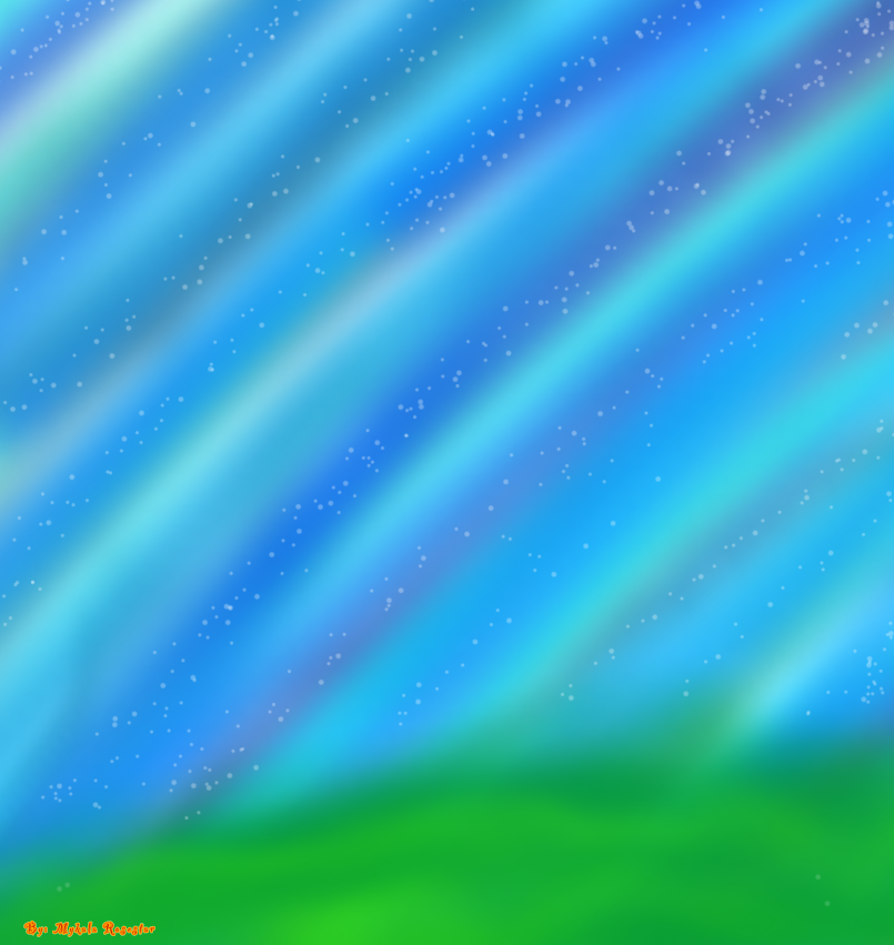 Blue Northern Lights - ibisPaint