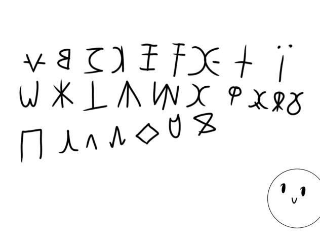 My secret alphabet - ibisPaint