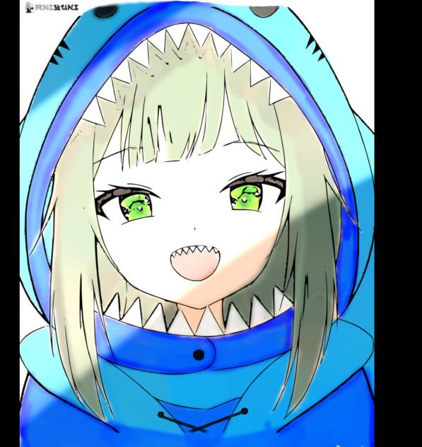 Shark girly 😘 - ibisPaint