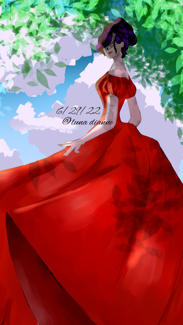 red lady - ibisPaint