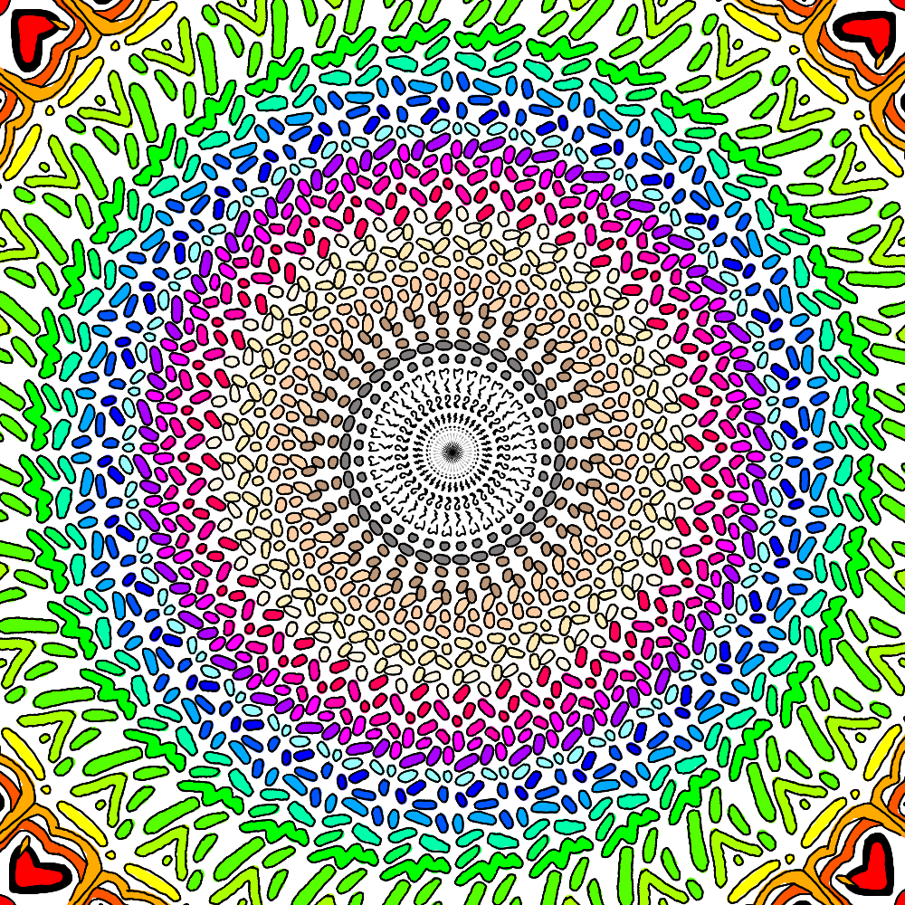 Rainbow Round - ibisPaint
