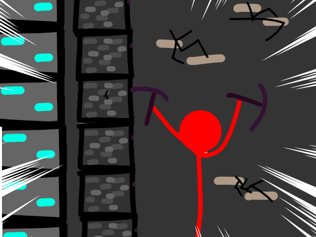 RED IS MINING TOO FAST!!!!!!!! - ibisPaint