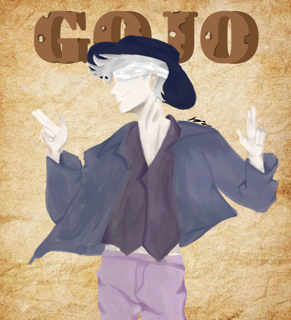 Cowboy Gojo 🤠 - ibisPaint