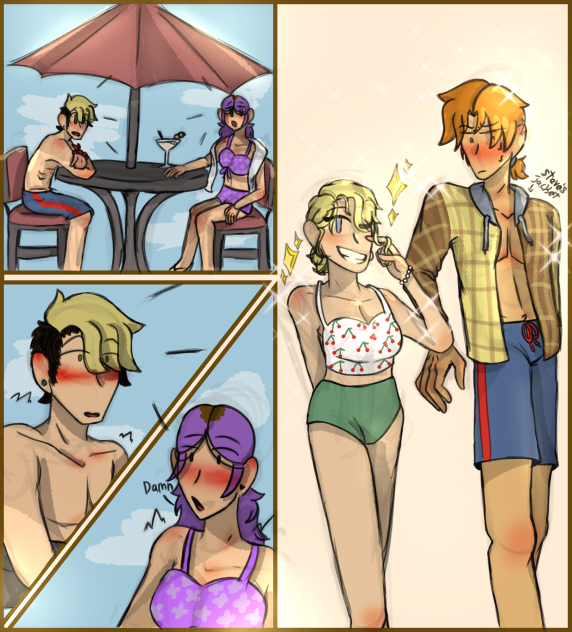 Letting Go Beach Comic - ibisPaint
