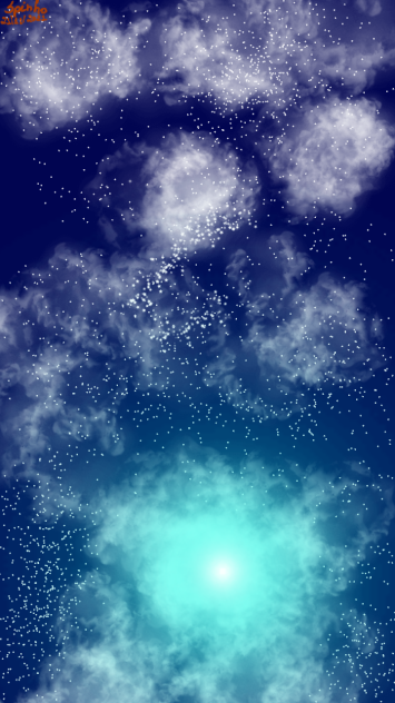 Sol da meia noite - ibisPaint