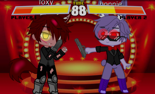 foxy vs bonnie - ibisPaint