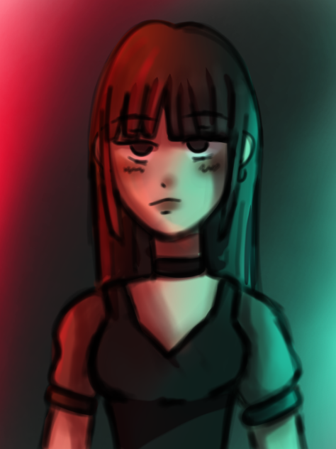 she a bad beach - ibisPaint