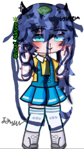 My hair is power🫐 - ibisPaint