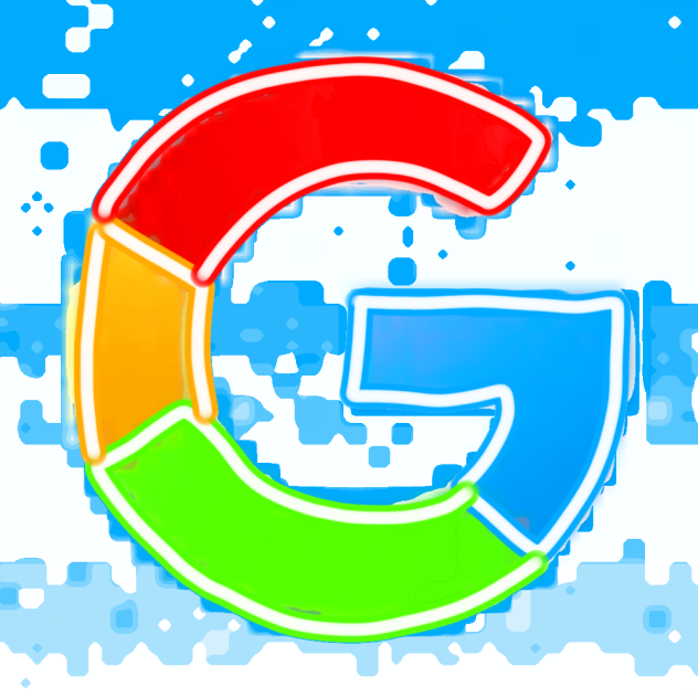 neon Google logo - ibisPaint