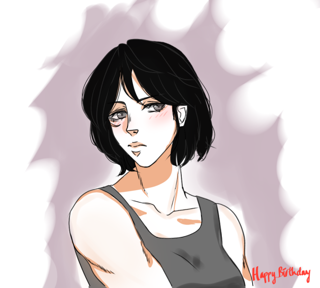 Hbd mikasa !! - ibisPaint