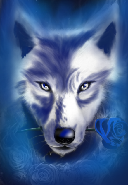 Blue fire - ibisPaint