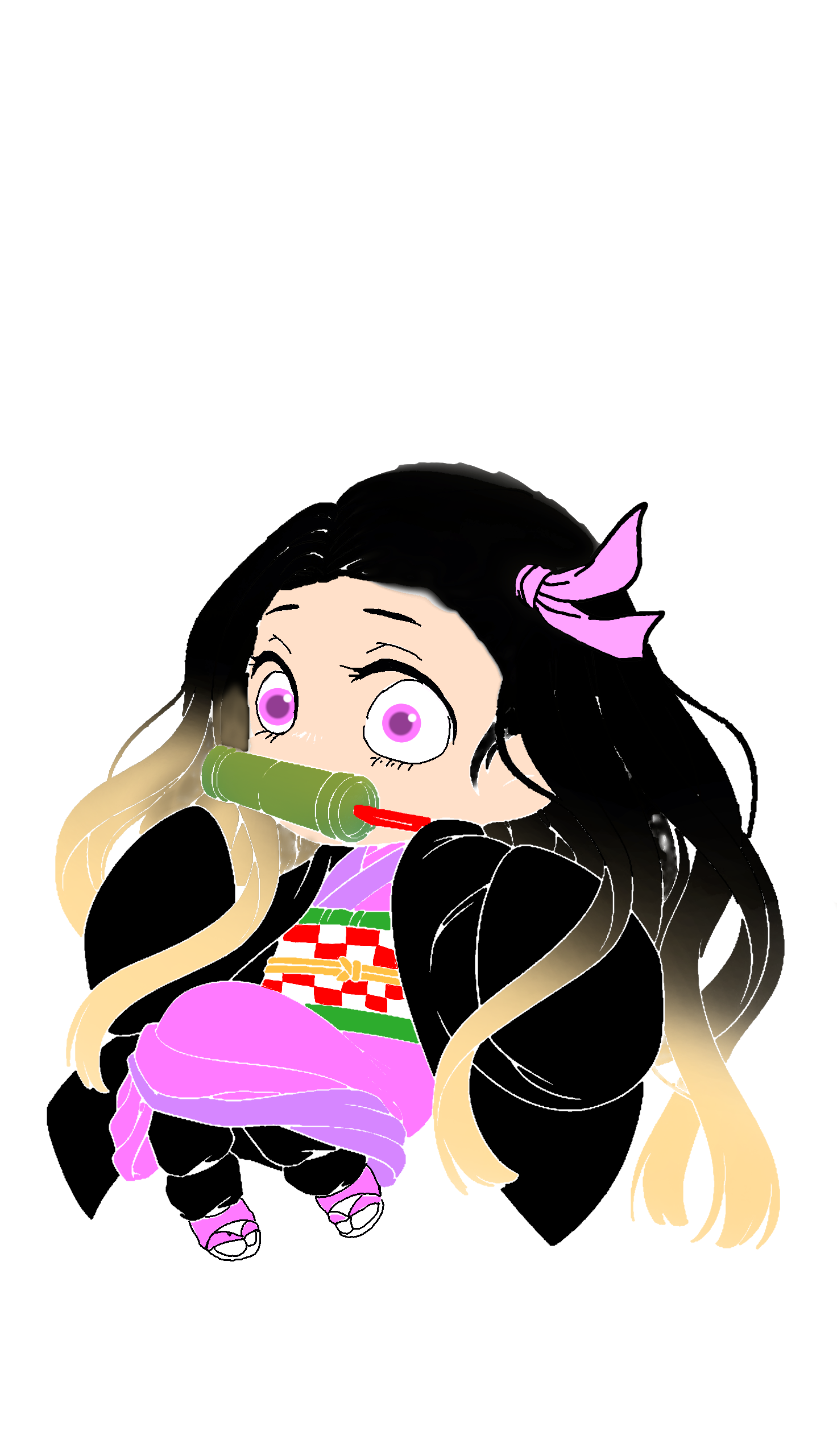 nezukò in her little form - ibisPaint