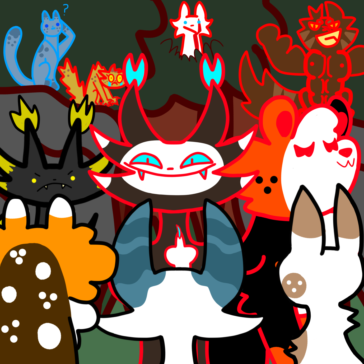 Dark forest shitpost - ibisPaint