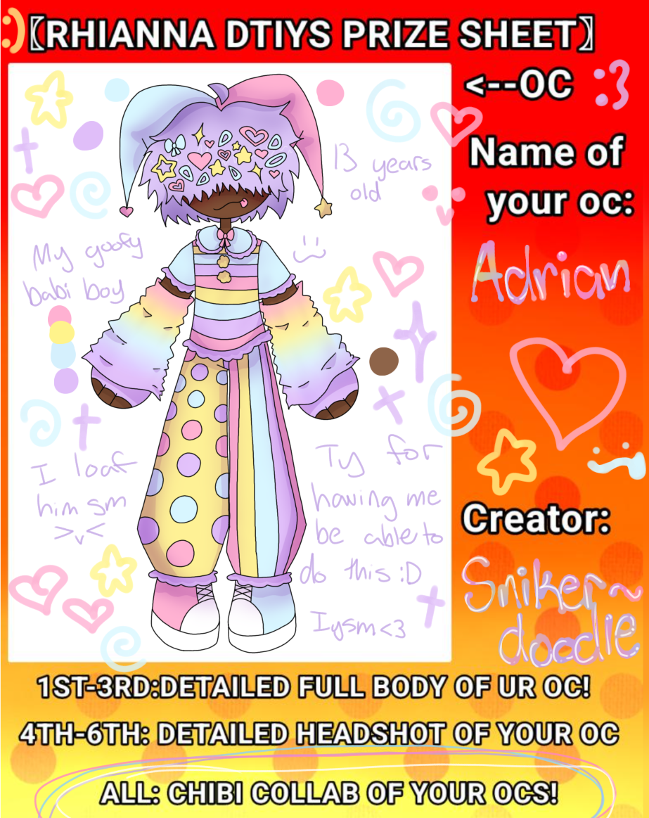 Rhianna DTIYS Prize Sheet - ibisPaint