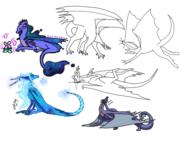 Dragon collab - ibisPaint