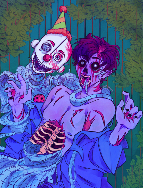 Michael and Ennard - ibisPaint