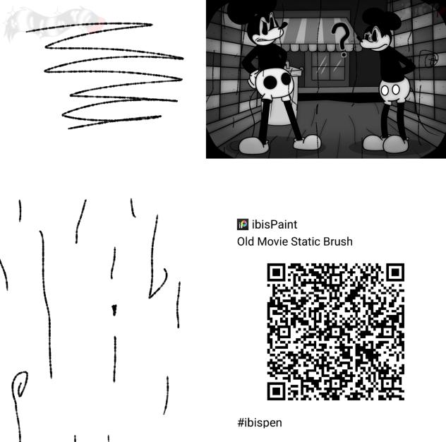 Old Movie Static Brush - ibisPaint
