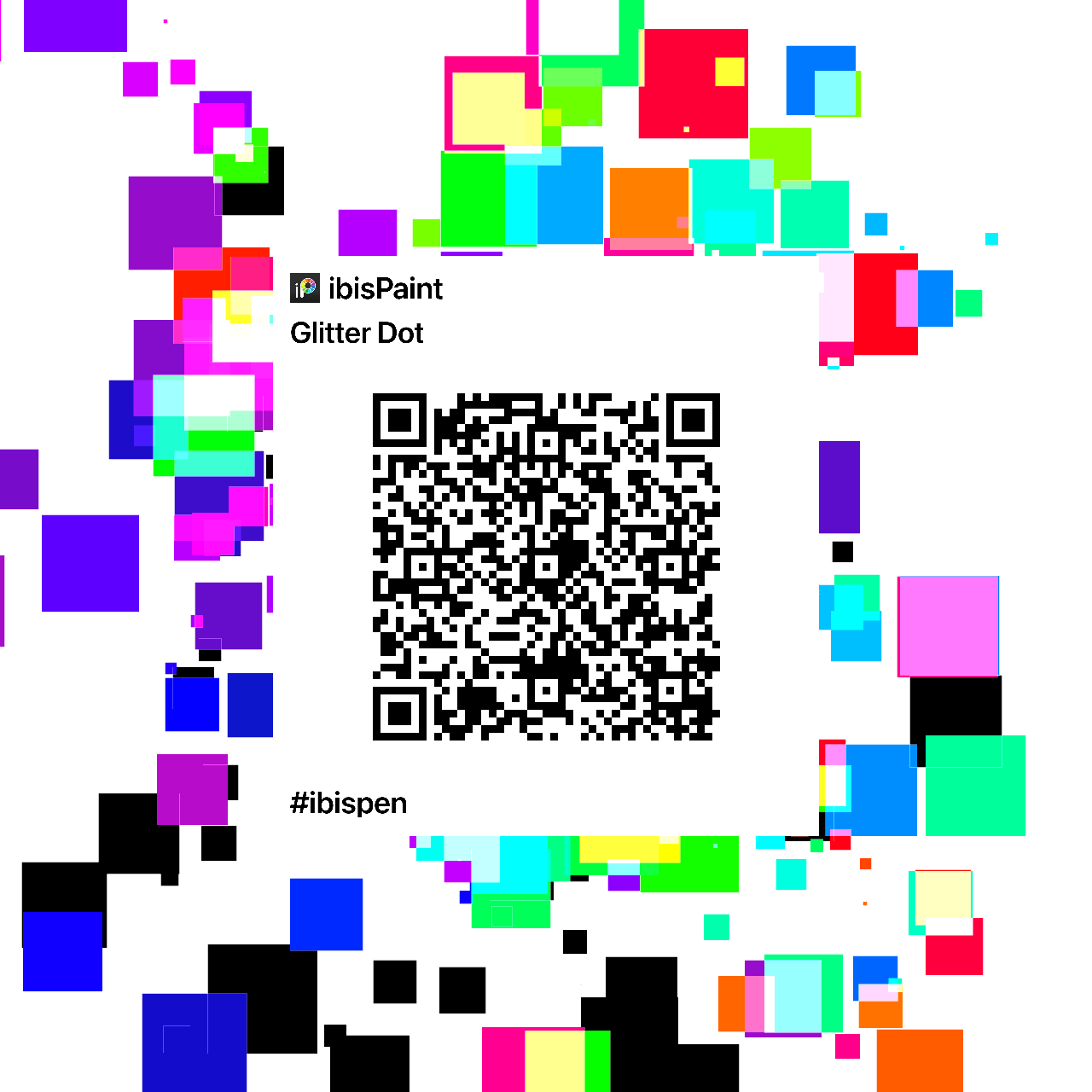 Glitch blocks brush - ibisPaint