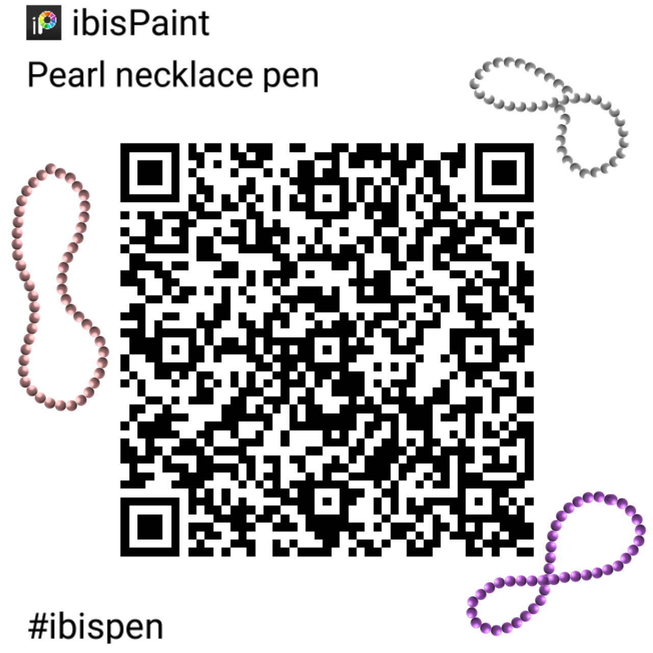 Pearl Necklace pen - ibisPaint